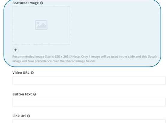 Create a Rotator / Hero Slide